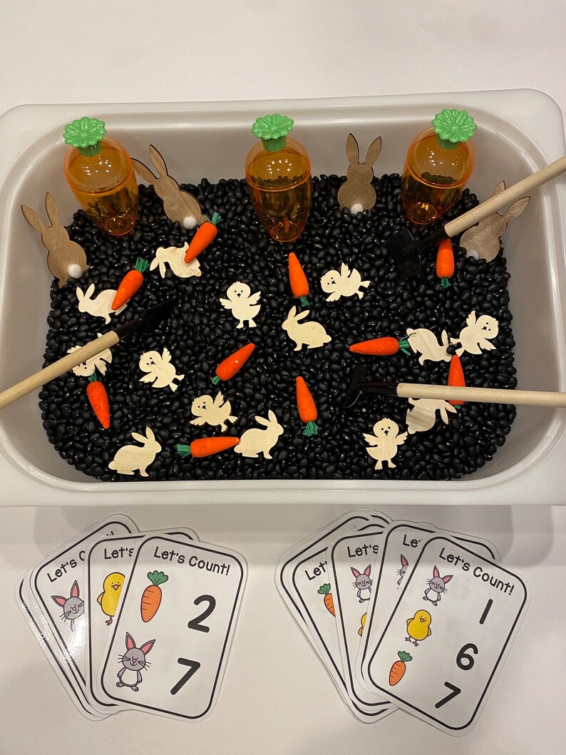 Easter Carrot Sensory Bin - Etsy