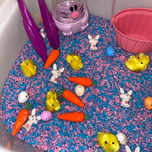 Easter Sensory Bin Sensory Kit Easter Bunny Rabbit Chick Egg Sensory ...