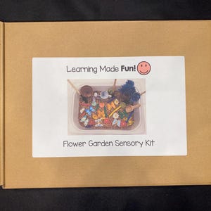 Flower Garden Sensory Bin Flower Sensory Kit Spring Garden Butterfly ...