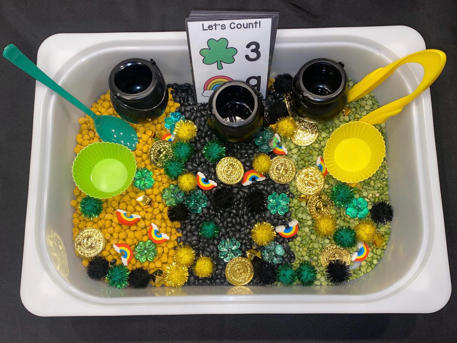 St. Patrick’s Day Sensory Bin St. Patrick Sensory Kit St Patrick Fine ...
