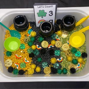 St. Patrick’s Day Sensory Bin St. Patrick Sensory Kit St Patrick Fine ...