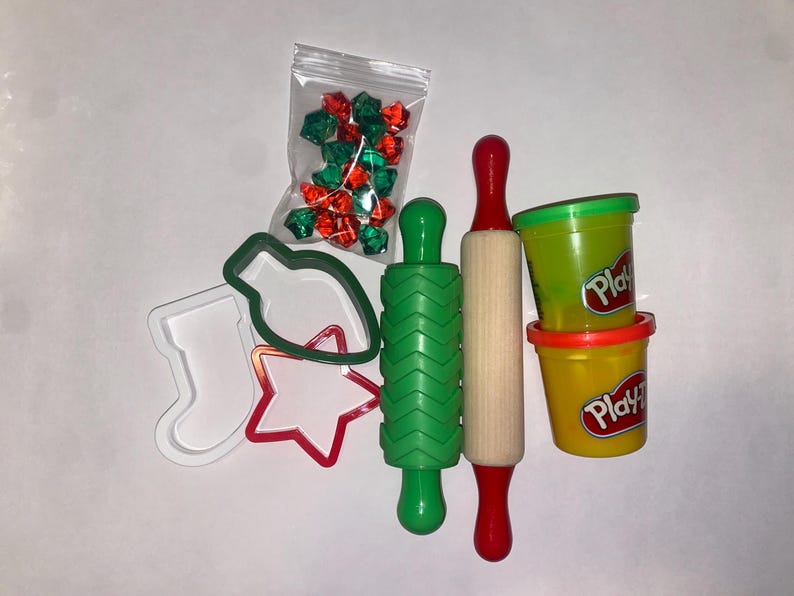 Christmas Themed Play-doh Activity - Etsy