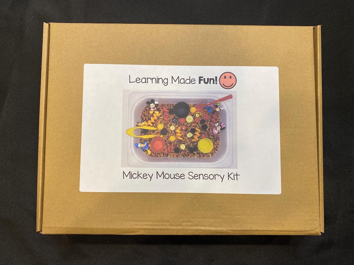 Mickey Mouse Sensory Bin Mickey Sensory Kit Kids Fine Motor Preschool ...