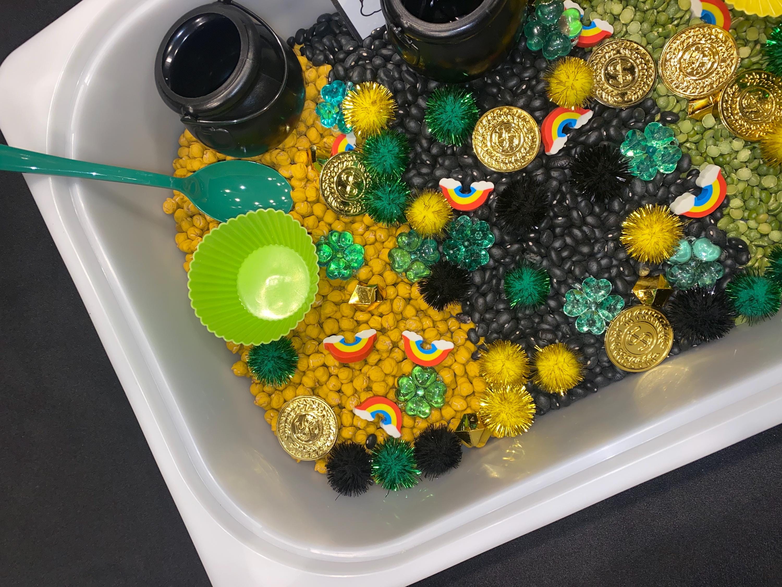 St. Patrick’s Day Sensory Bin St. Patrick Sensory Kit St Patrick Fine ...