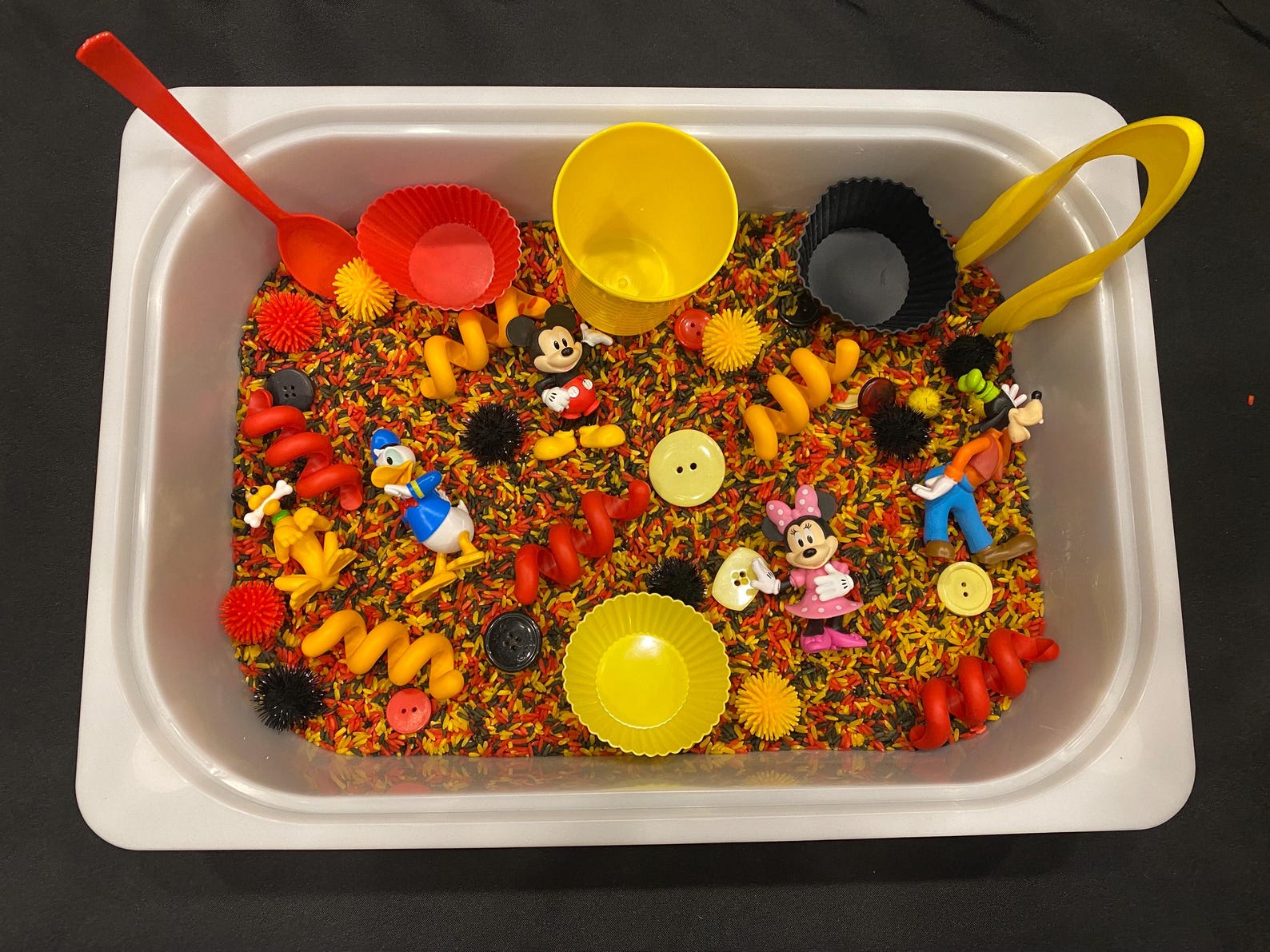 Mickey Mouse Sensory Bin Mickey Sensory Kit Kids Fine Motor Preschool ...