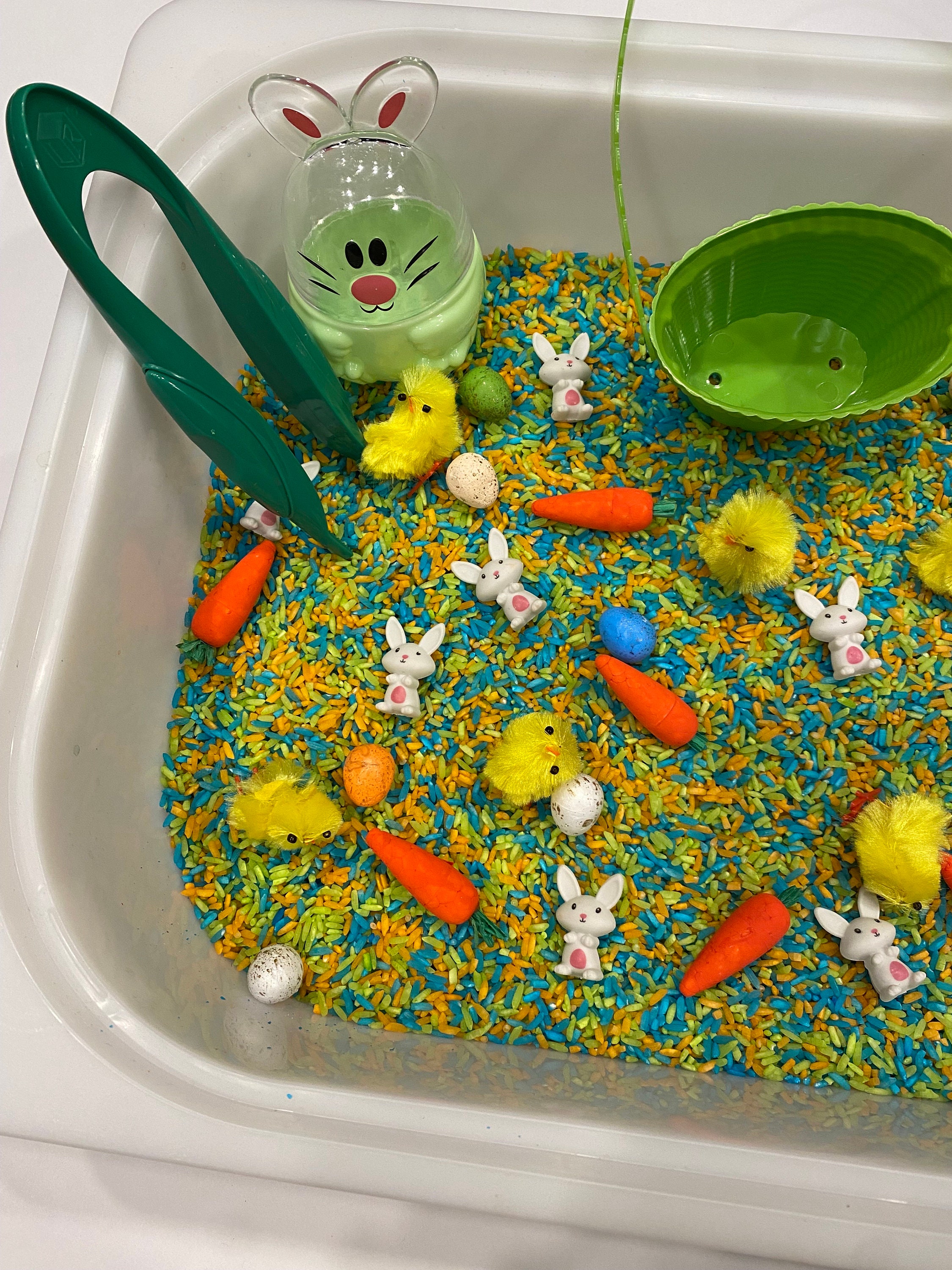 Easter Sensory Bin Sensory Kit Easter Bunny Rabbit Chick Egg Sensory ...