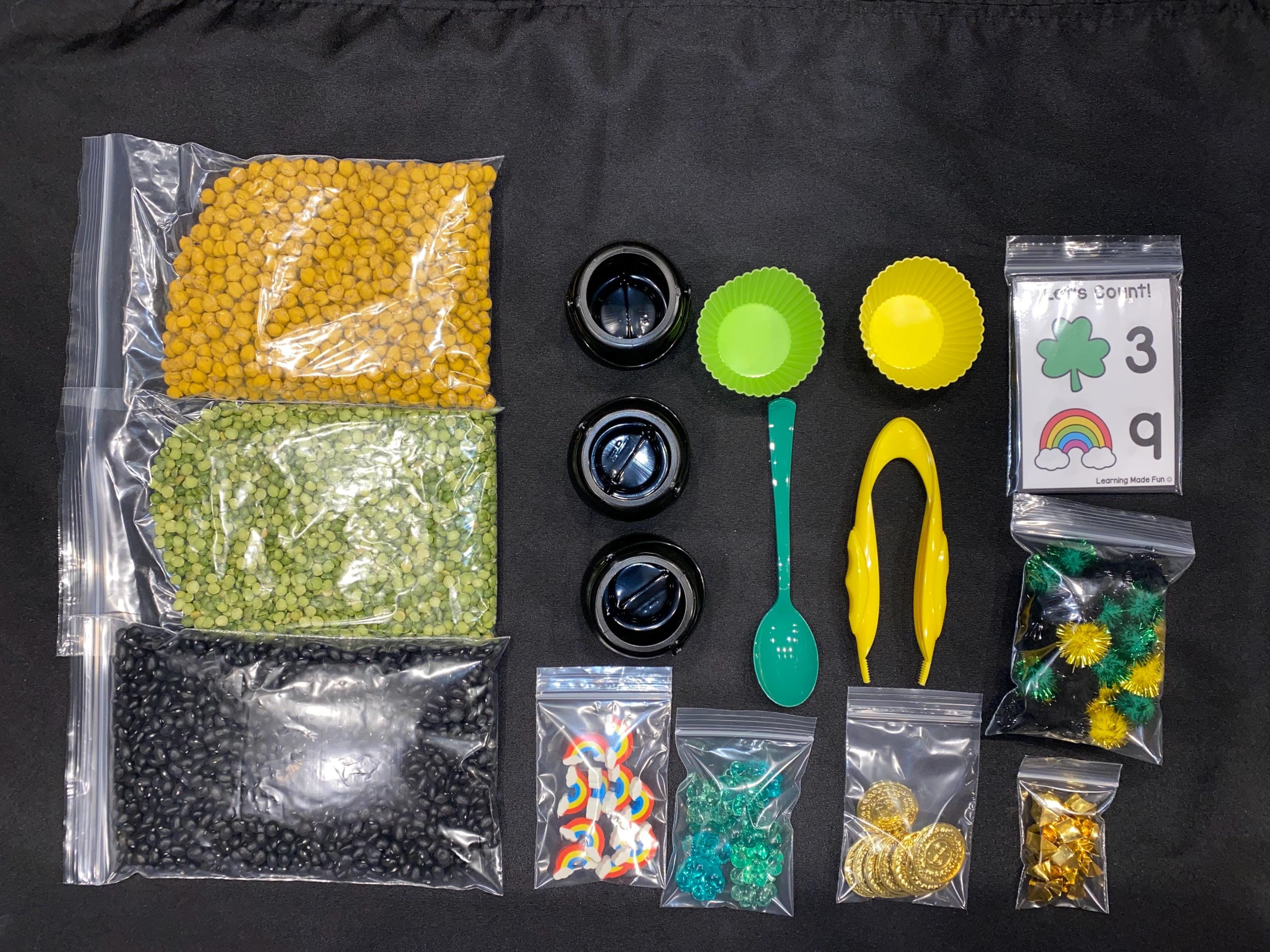 St. Patrick’s Day Sensory Bin St. Patrick Sensory Kit St Patrick Fine ...