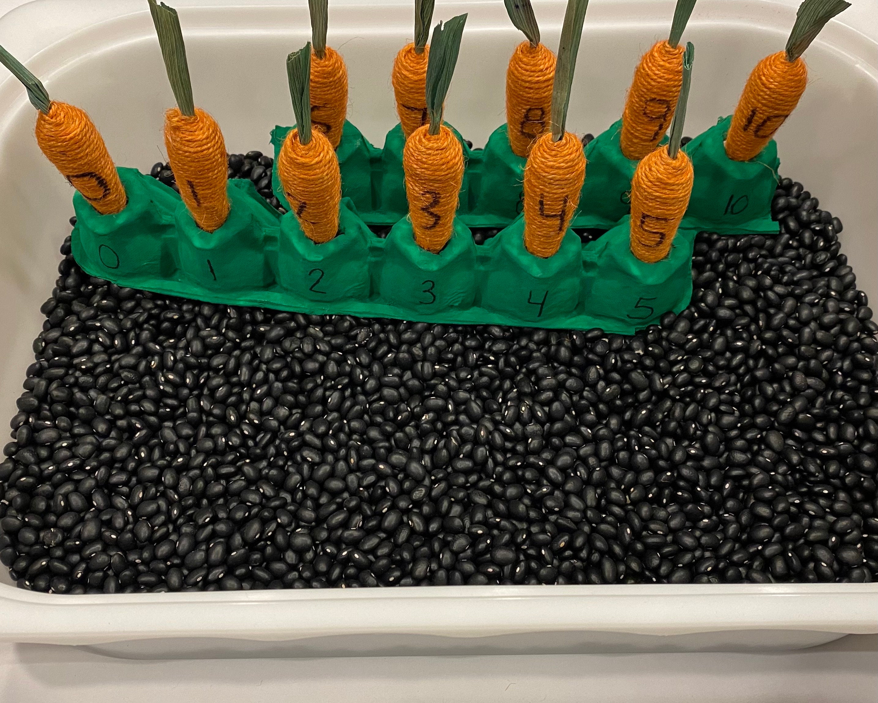 Easter Sensory Bin Sensory Kit Easter Bunny Rabbit Chick Carrot Sensory ...