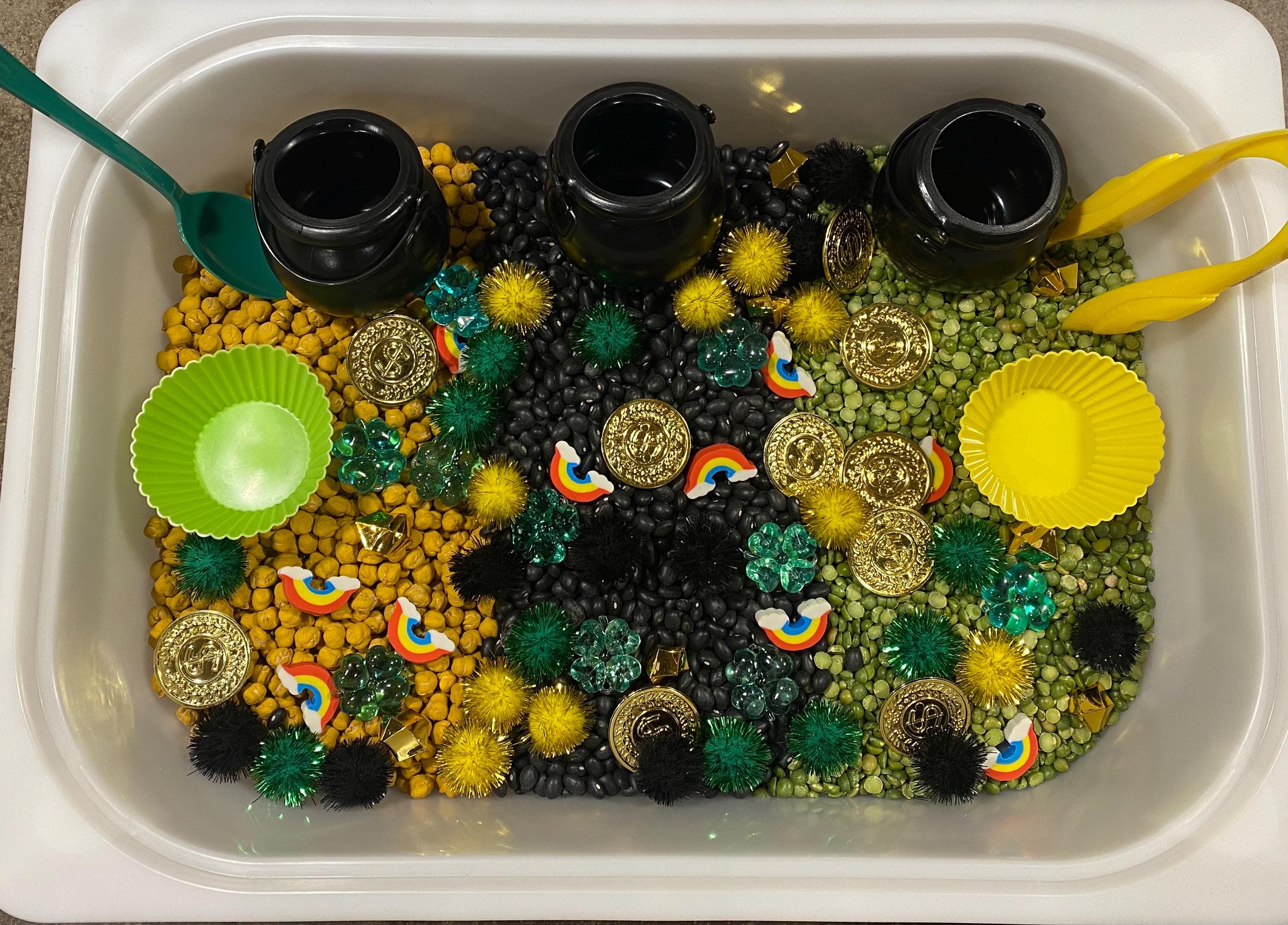 St. Patrick’s Day Sensory Bin St. Patrick Sensory Kit St Patrick Fine ...