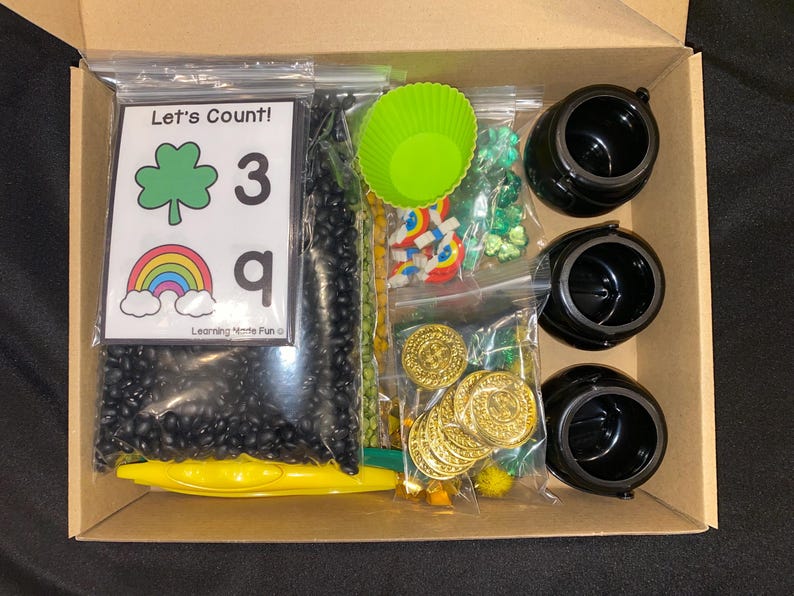 St. Patrick’s Day Sensory Bin St. Patrick Sensory Kit St Patrick Fine ...