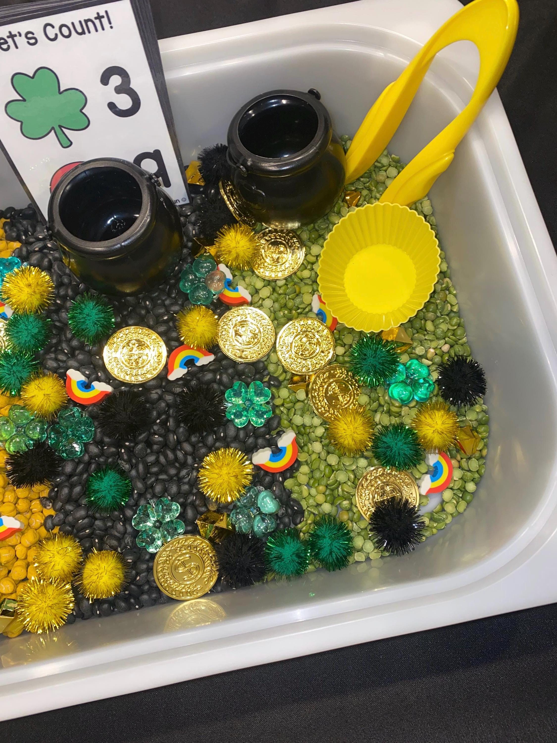 St. Patrick’s Day Sensory Bin St. Patrick Sensory Kit St Patrick Fine ...