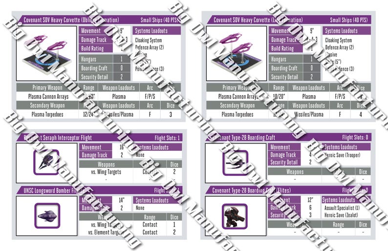 Fleet Battles Covenant Starter Fleet - Etsy