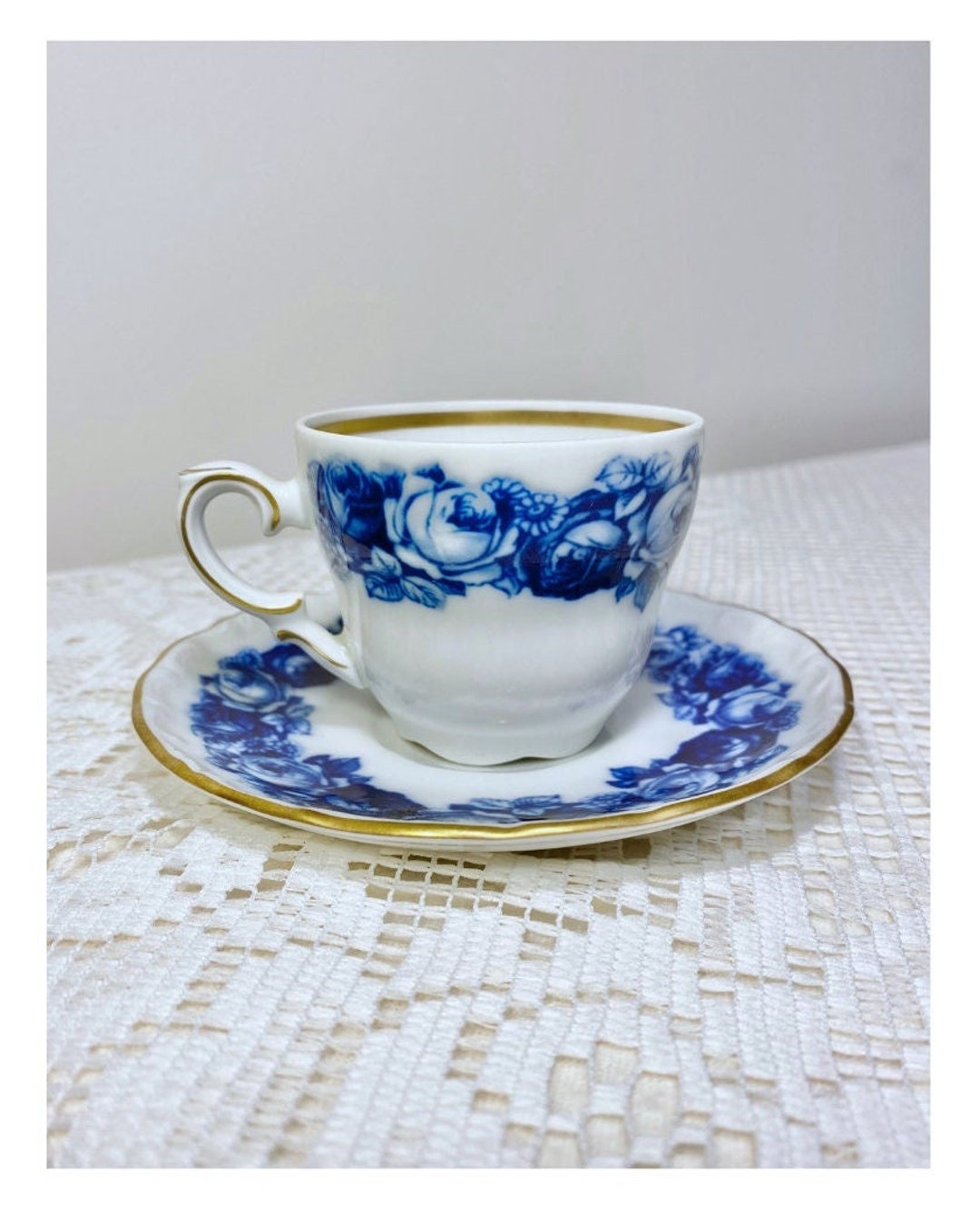 Extremely Rare Vintage 1960's Espresso Teacup and Saucer Set in Echt ...