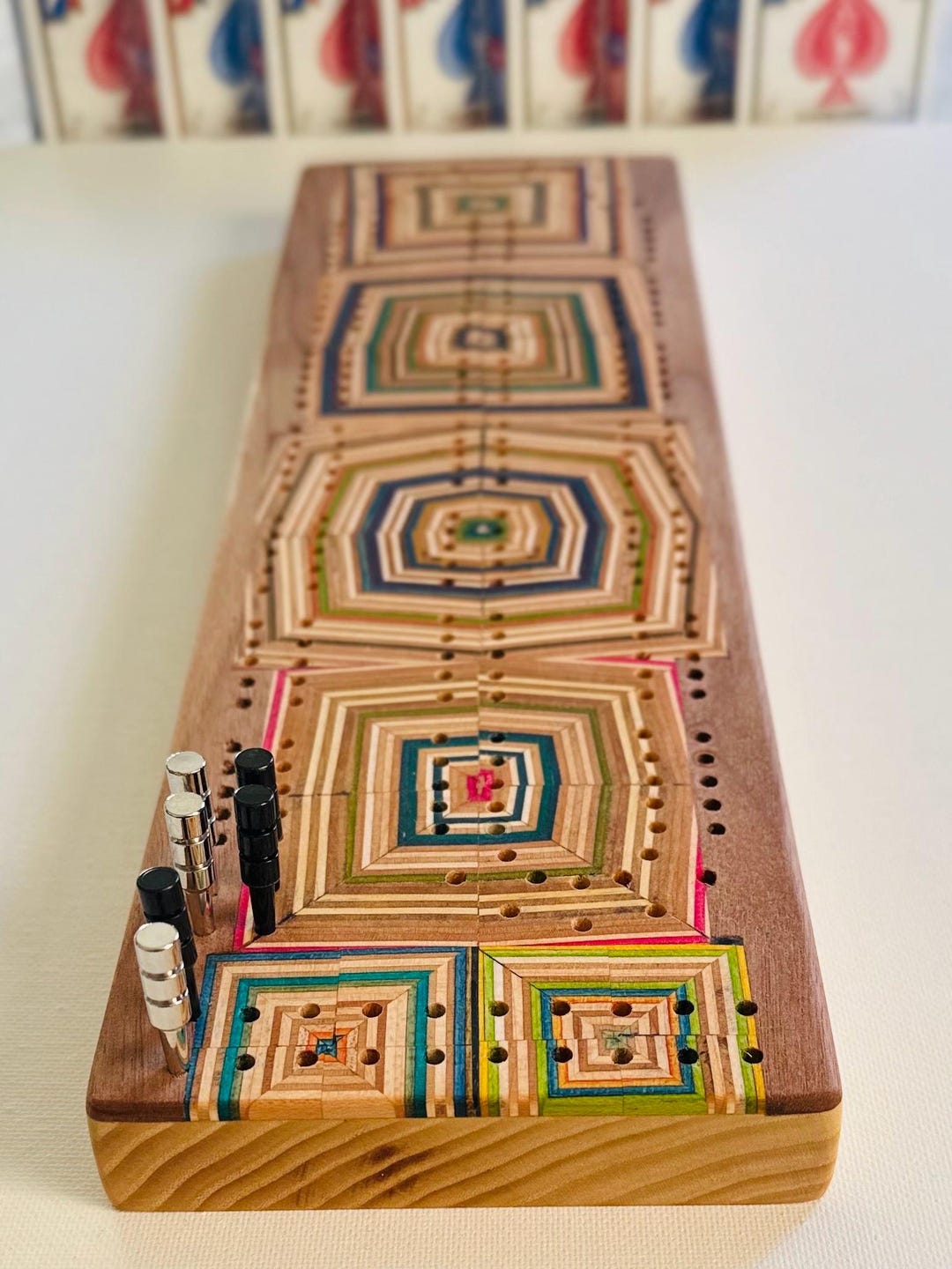 Handmade Cribbage Board - Etsy