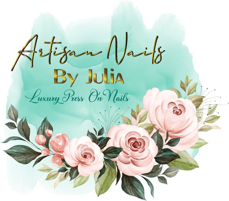 Sky Blue Cat Eye Press on Nails – Almond French Tip, Summer Manicure ...