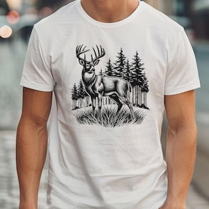 Big Buck | SVG PNG JPG | Deer | Deer Buck Design | Deer Art ...