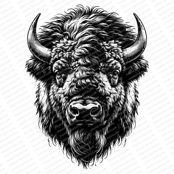 Buffalo Art - Etsy