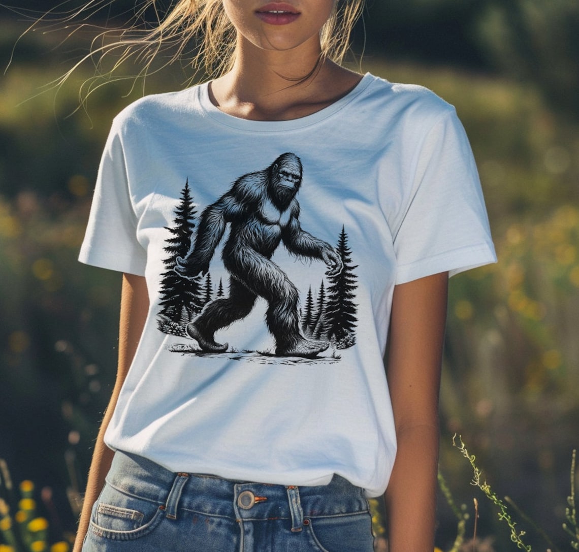 Bigfoot SVG JPG PNG Bigfoot Download Bigfoot Design Bigfoot Art Yeti T ...