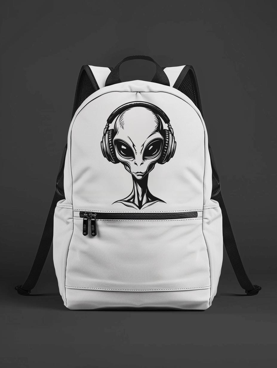 Alien Headphones | SVG PNG JPG | Headphones Alien | Alien | Alien T ...
