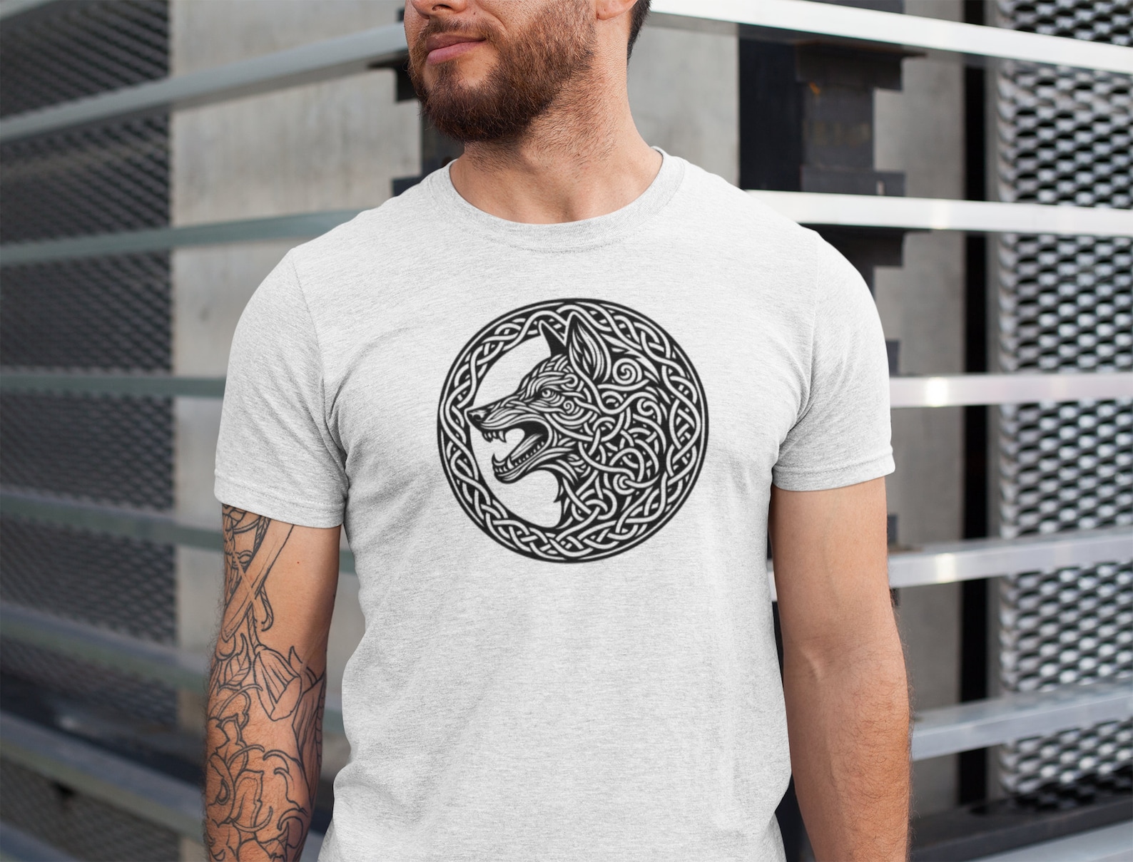 Celtic Wolf SVG | Fenrir SVG | Viking Wolf Svg | Norse Mythology Svg ...