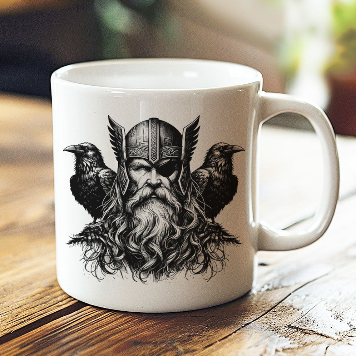 Odin Portrait | SVG JPG PNG | Odin Download | Odin T-shirt Design ...
