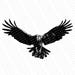 Raven Flying | SVG PNG JPG | Raven | Raven Design | Raven Wings | Raven ...