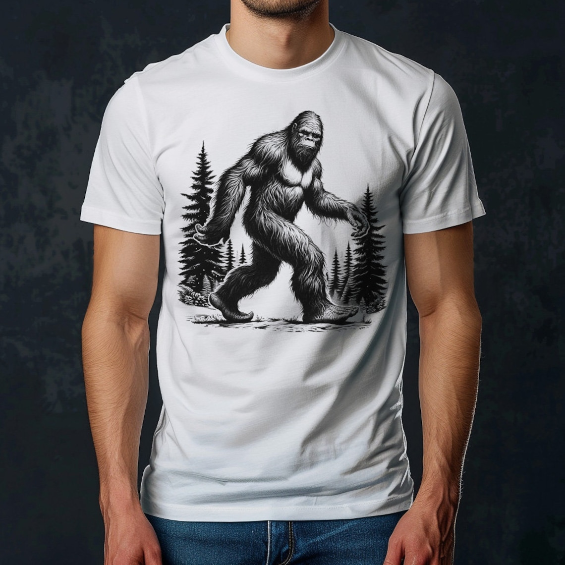 Bigfoot SVG JPG PNG Bigfoot Download Bigfoot Design Bigfoot Art Yeti T ...