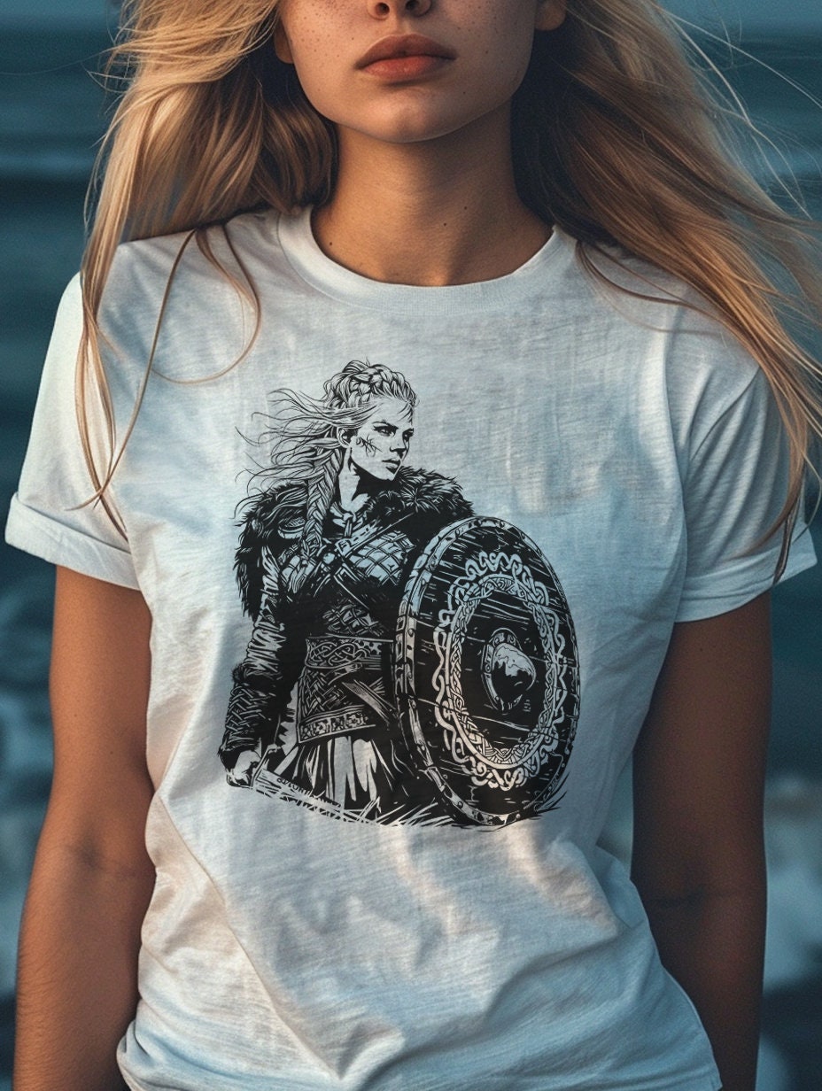Viking Maiden | PNG | Sublimation | Shield Maiden | Female Warrior ...