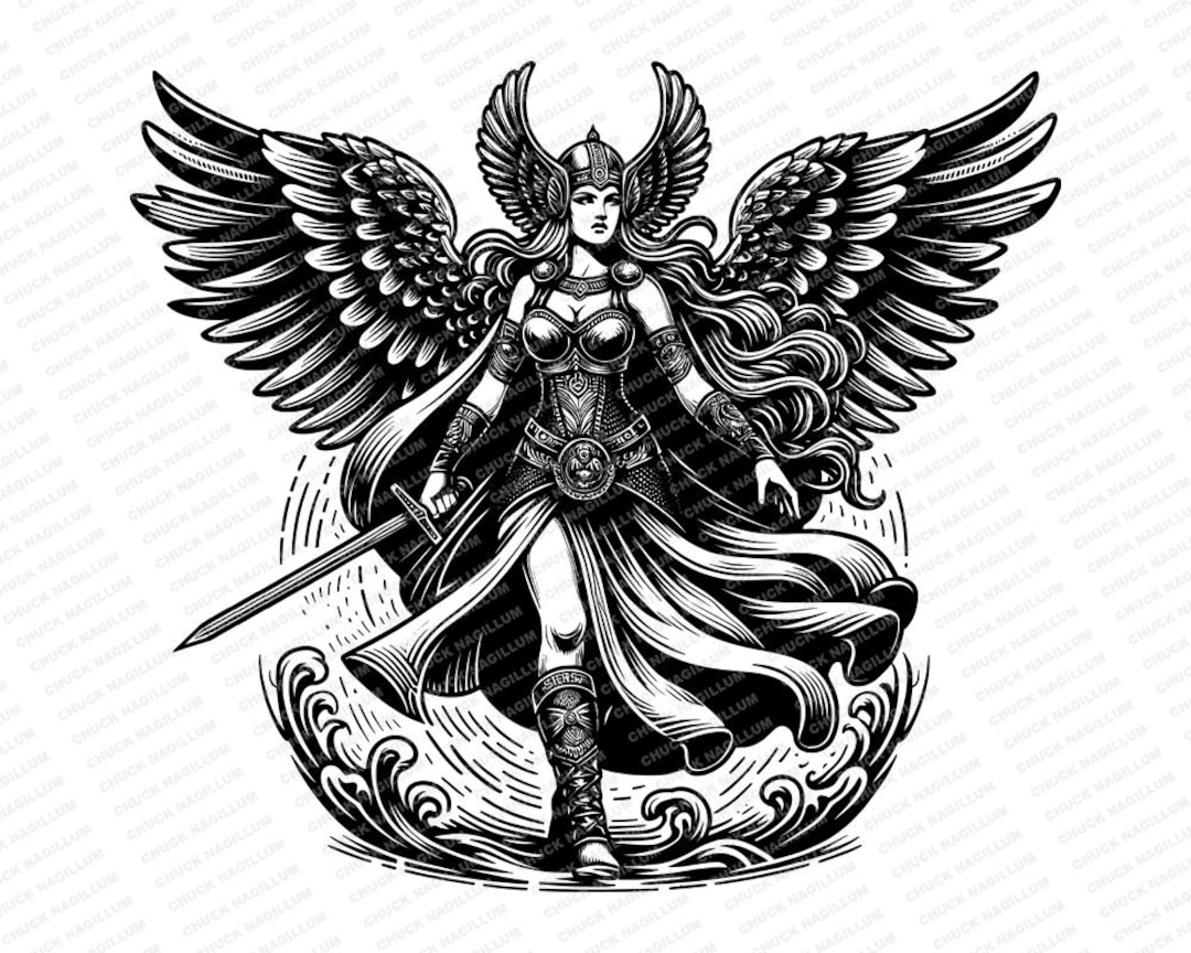 Valkyrie SVG | JPG PNG | Valkyrie Warrior | Valkyrie Cricut | Valkyrie ...