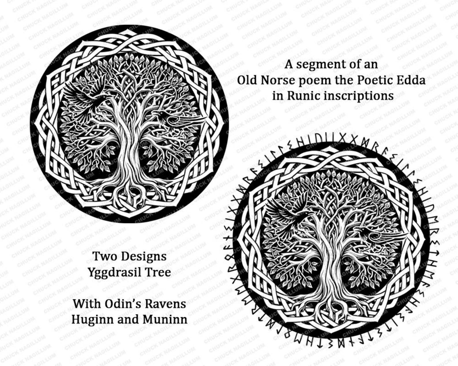 Viking Tree | SVG PNG JPG | Yggdrasil | Odin Ravens | Viking Art ...