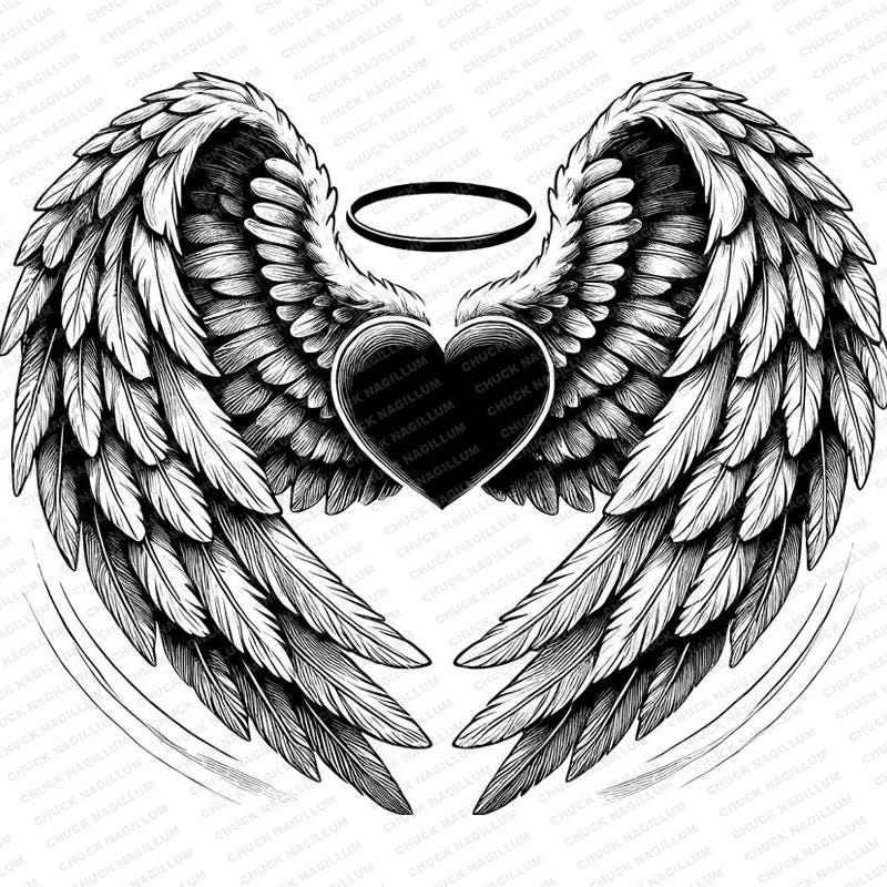 Angel Wings on a Cross - Etsy