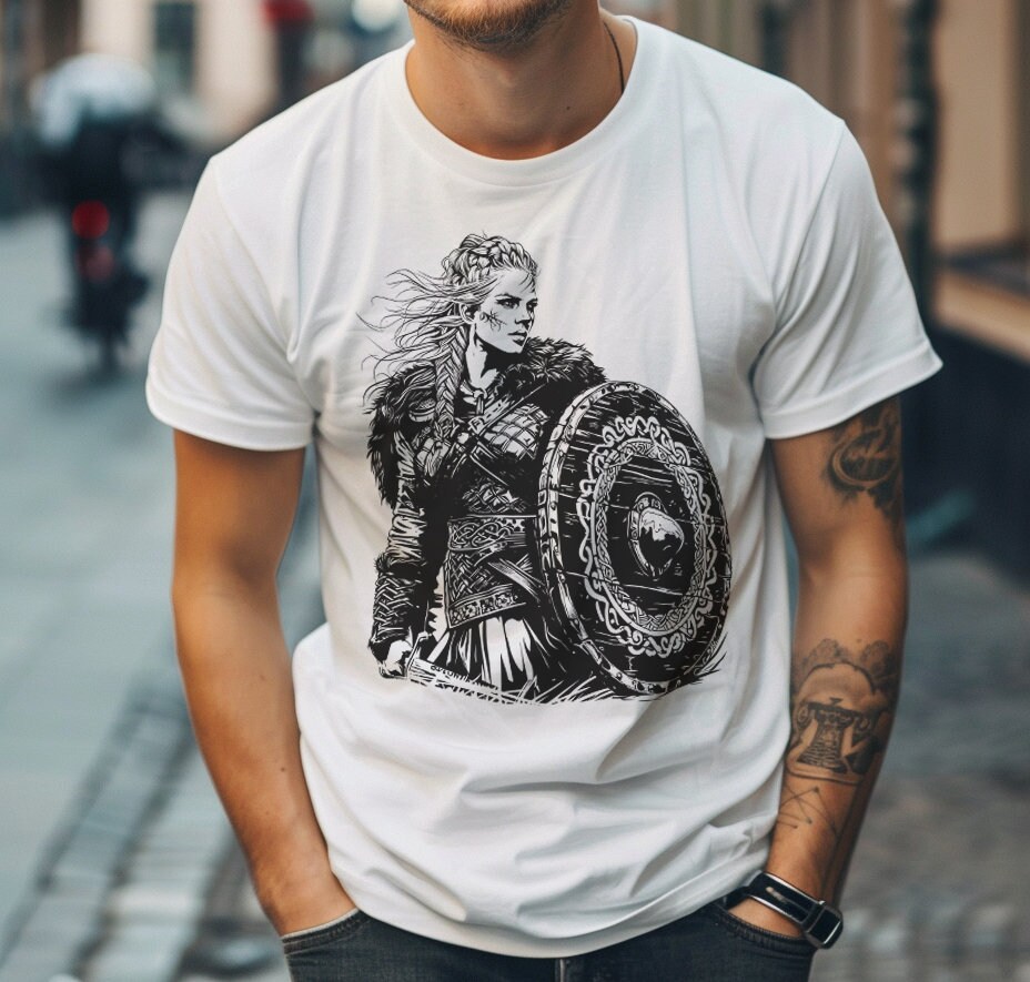 Viking Maiden | PNG | Sublimation | Shield Maiden | Female Warrior ...