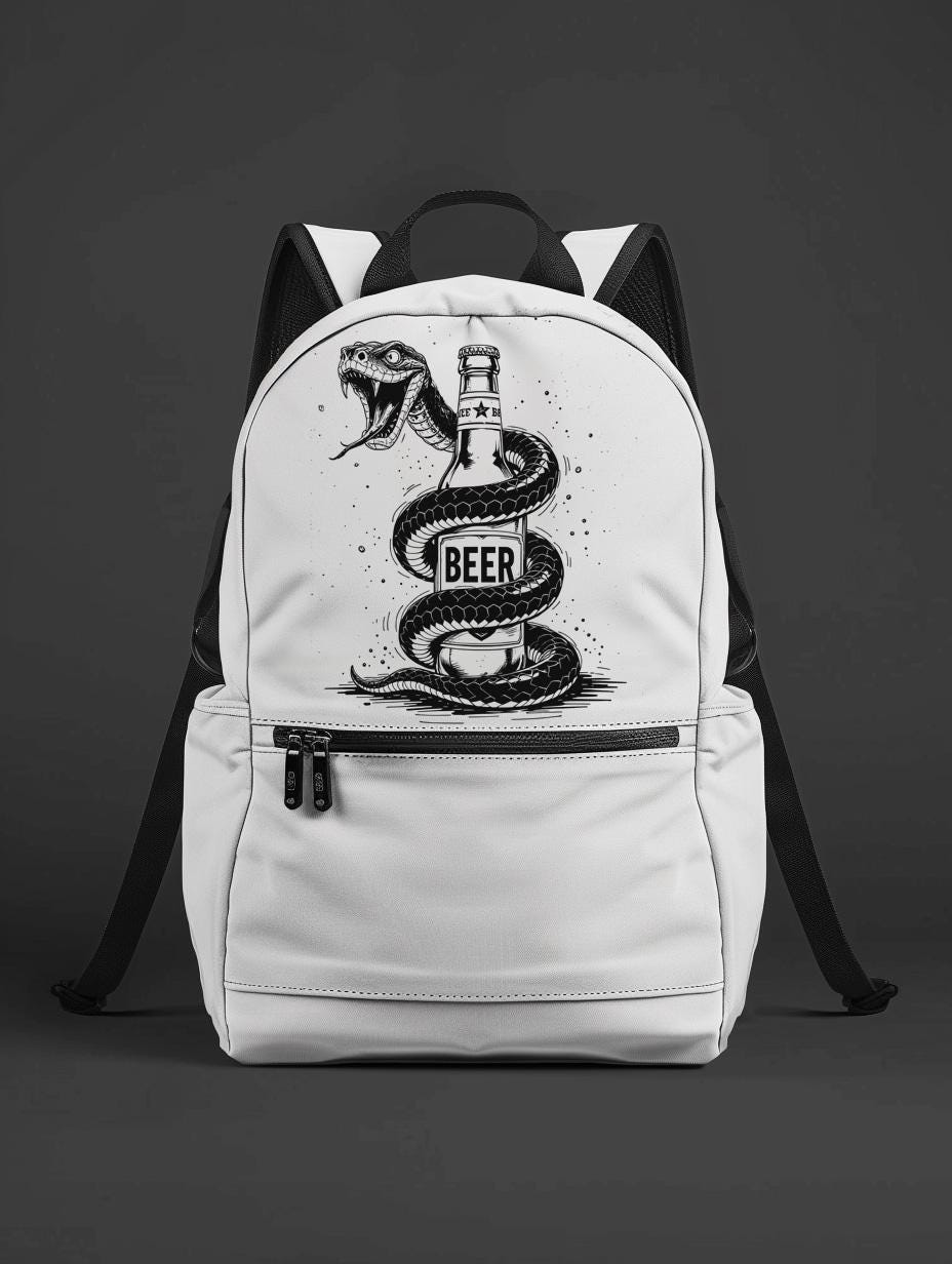 Beer Snake | SVG PNG JPG | Beer Bottle | Coiled Snake | Beer Art | Heat ...
