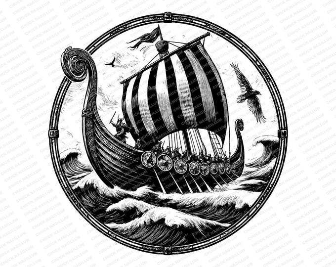 Viking Tree | SVG PNG JPG | Yggdrasil | Odin Ravens | Viking Art ...