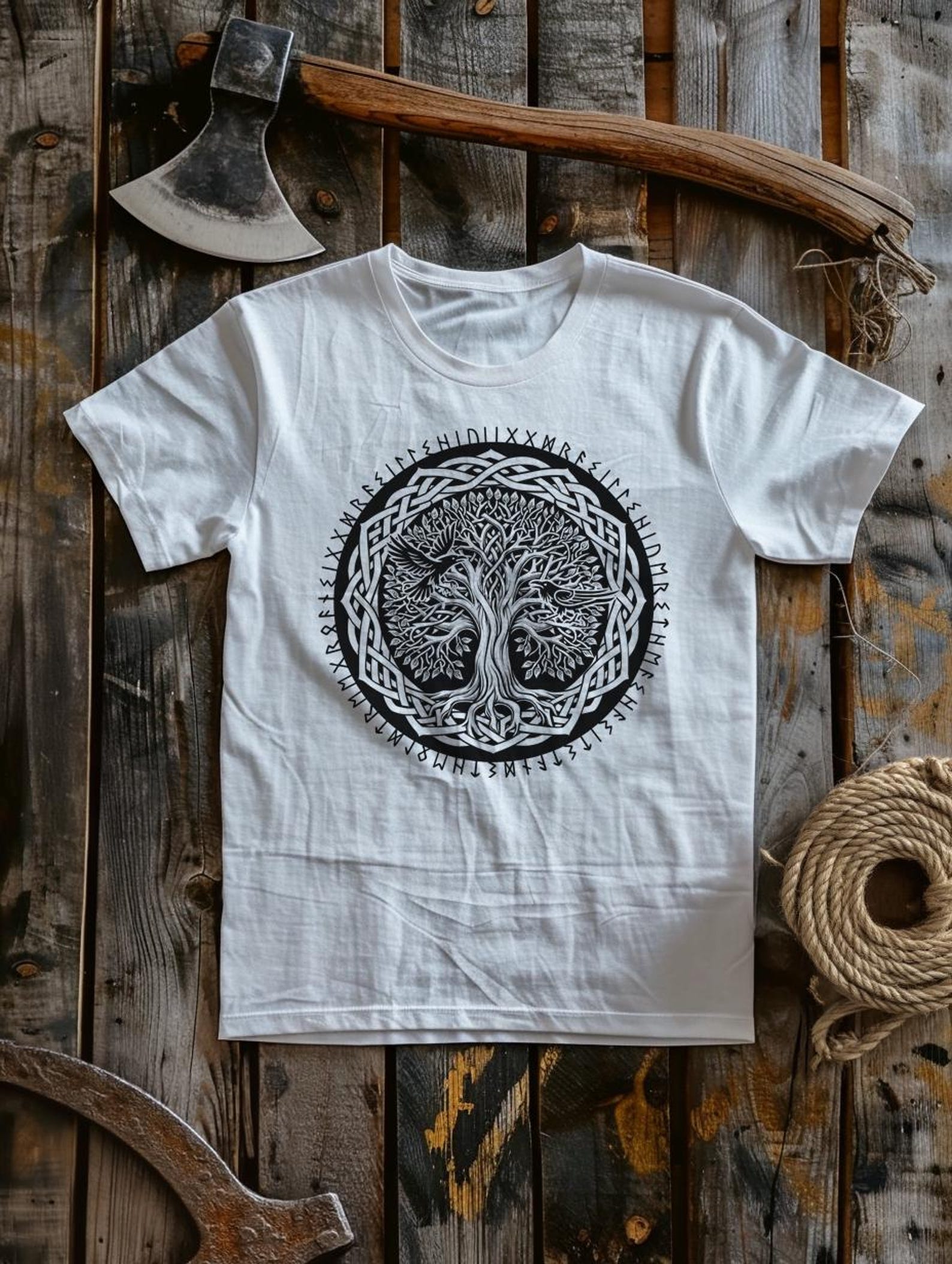 Viking Tree | SVG PNG JPG | Yggdrasil | Odin Ravens | Viking Art ...
