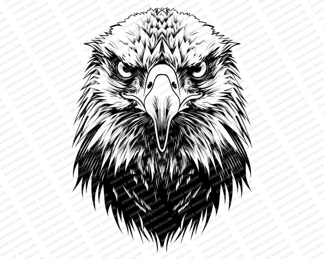 Eagle Portrait | SVG JPG PNG | Eagle Download | Flying Eagle Design ...