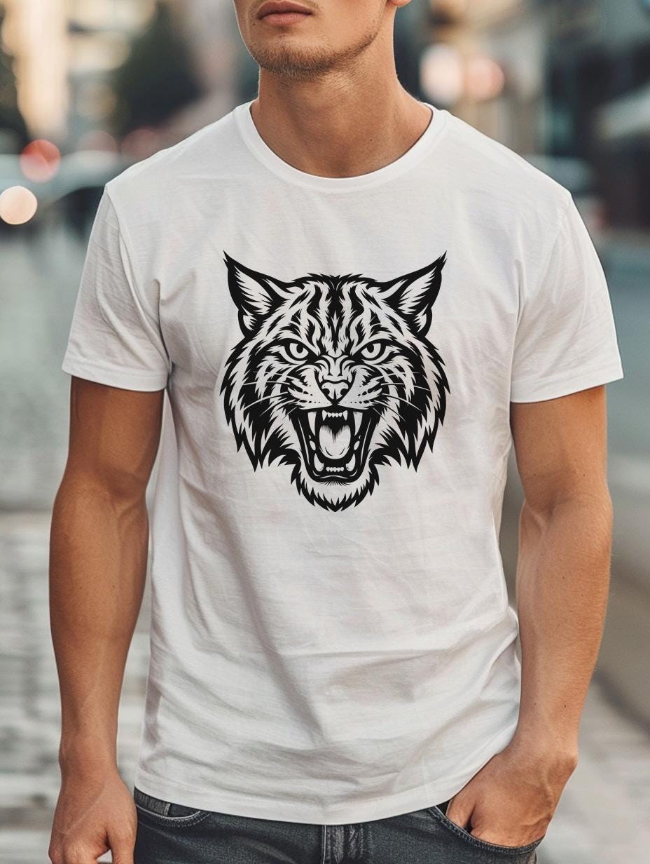 Bobcat | SVG PNG JPG | Bobcat Art | Bobcat T-shirt Design | Bobcat ...