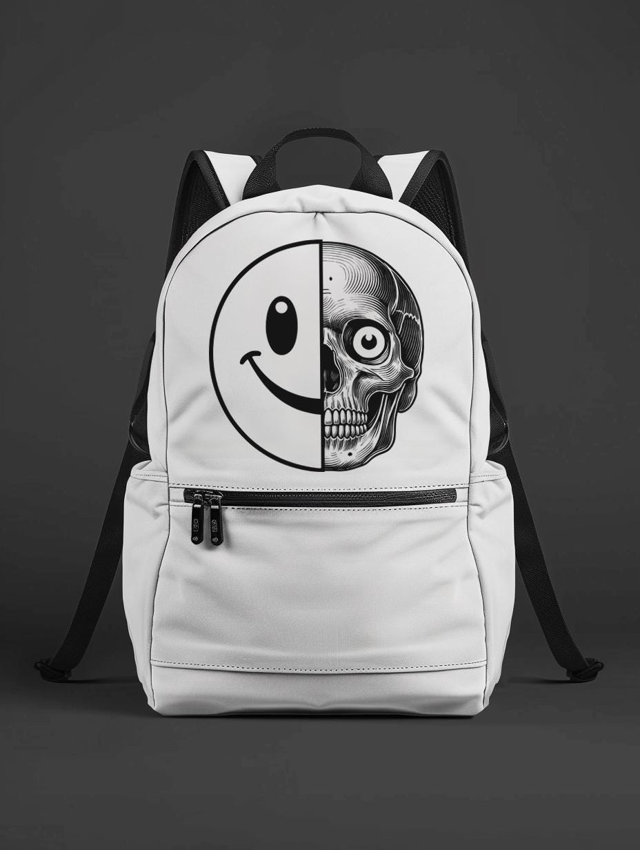 Happy Face Skull | SVG PNG JPG | Skeleton Face Art | Funny T-shirt ...