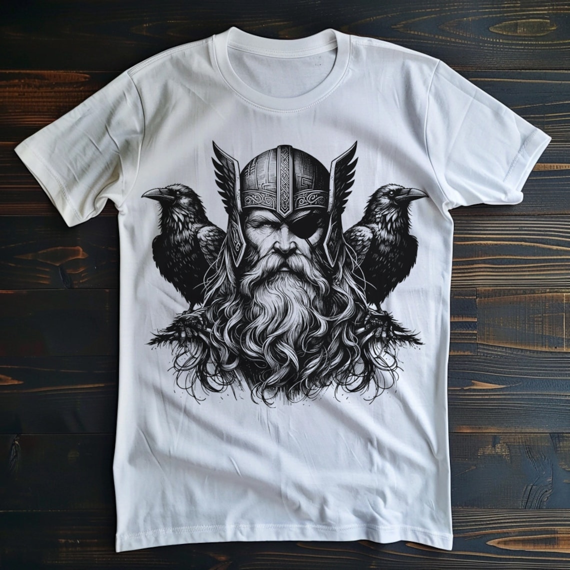 Odin Portrait | SVG JPG PNG | Odin Download | Odin T-shirt Design ...