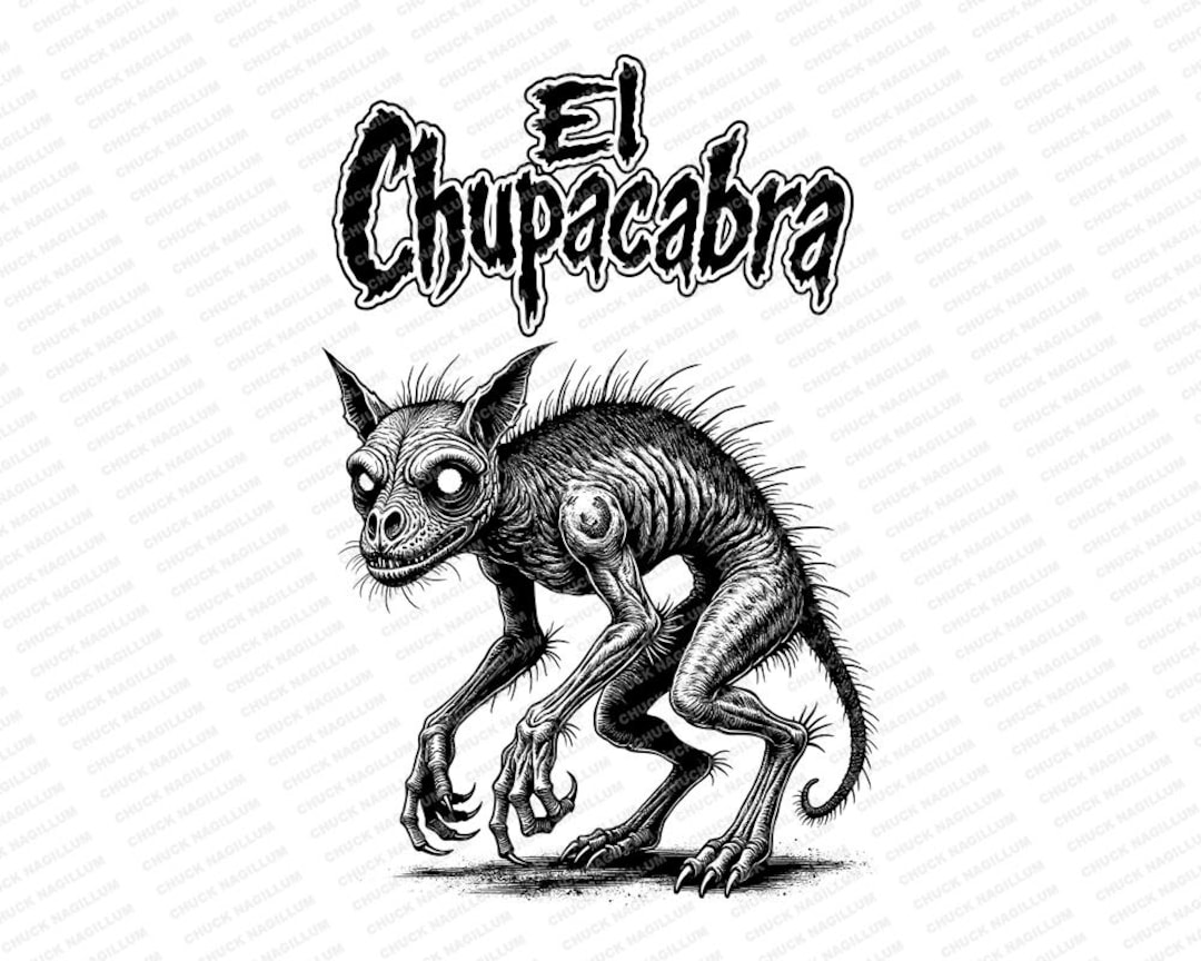 Chupacabra | SVG PNG JPG | El Chupacabra | Cryptids | Chupacabra T ...