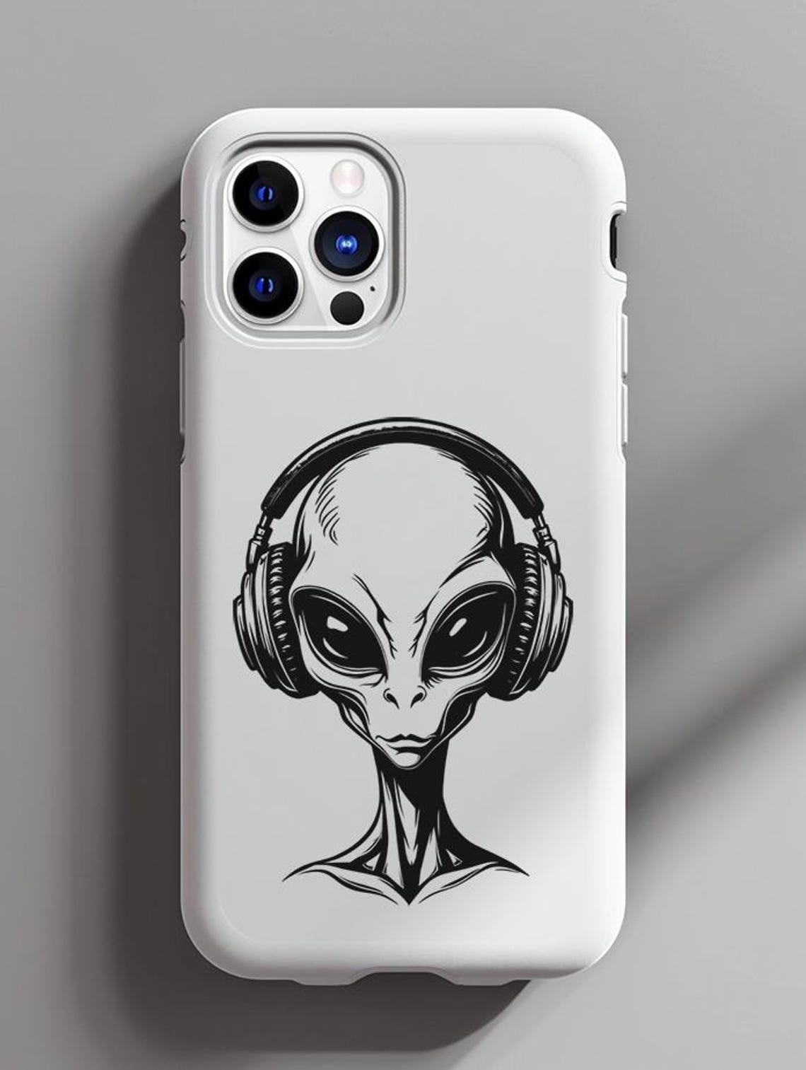 Alien Headphones | SVG PNG JPG | Headphones Alien | Alien | Alien T ...