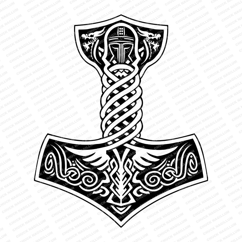 Mjolnir Svg - Etsy