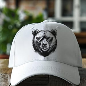 Bear With Sunglasses | SVG PNG JPG | Cool Bear | Grizzly Bear ...