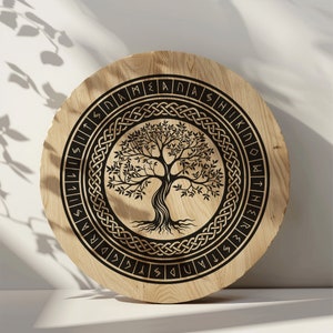 Viking Tree | SVG JPG PNG | Yggdrasil | Sacred Tree | Norse Art ...