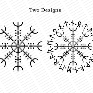 Helm of Awe | SVG JPG PNG | Ægishjálmr | Viking T-shirt Design | Viking ...