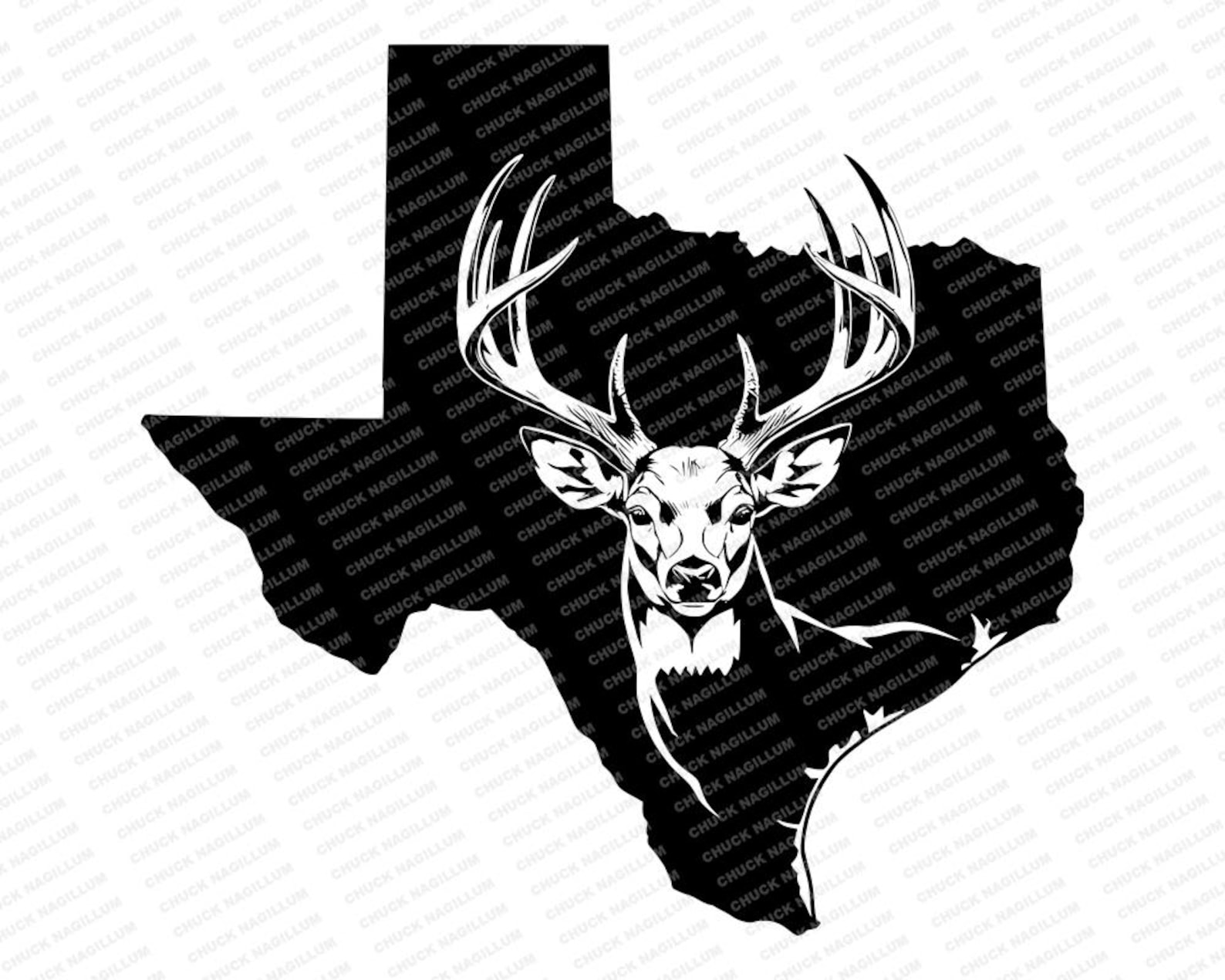 Texas Buck | SVG PNG JPG | Deer | Texas Buck Design | Texas Art ...