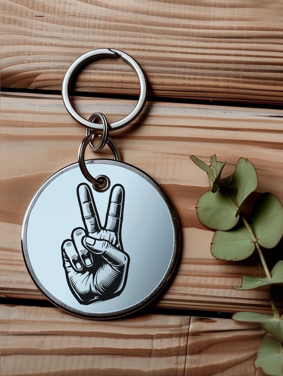 Peace Sign Hand | SVG PNG JPG | Retro Hand Art | 70s Peace Symbol ...