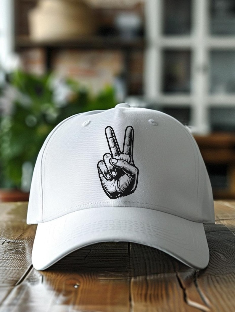 Peace Sign Hand | SVG PNG JPG | Retro Hand Art | 70s Peace Symbol ...
