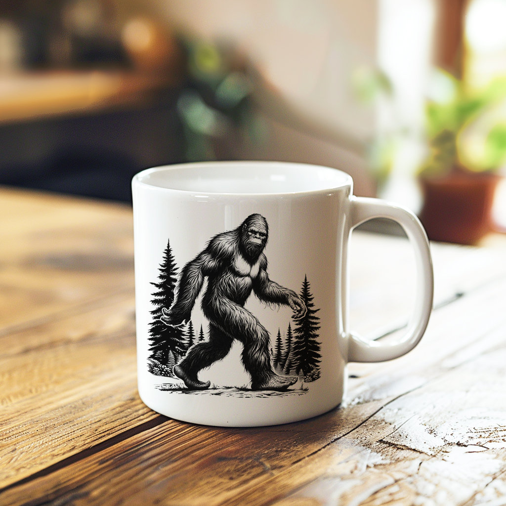 Bigfoot SVG JPG PNG Bigfoot Download Bigfoot Design Bigfoot Art Yeti T ...