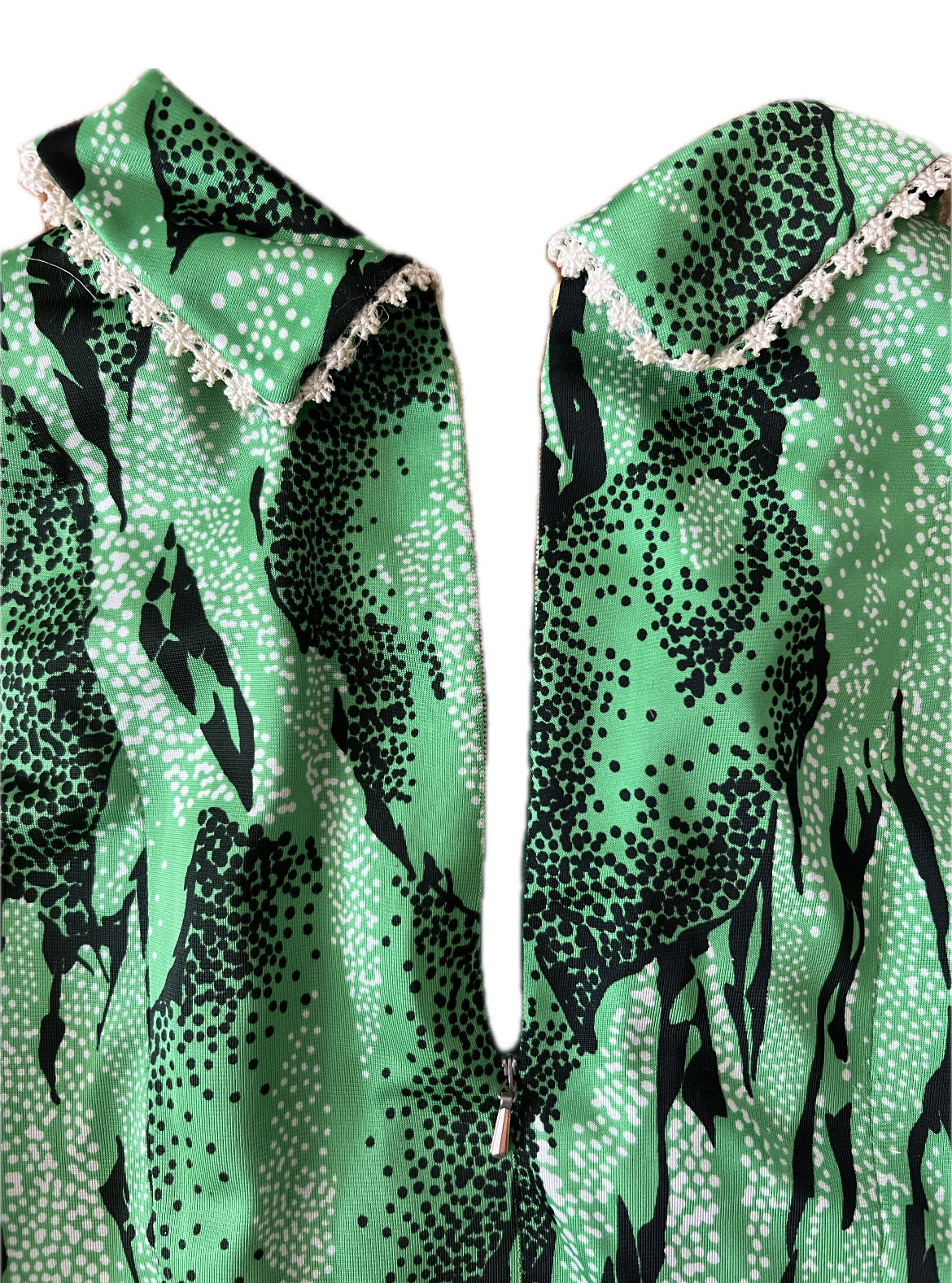 VINTAGE 60s to Early 70s Emerald Green Polyester Dress - Etsy